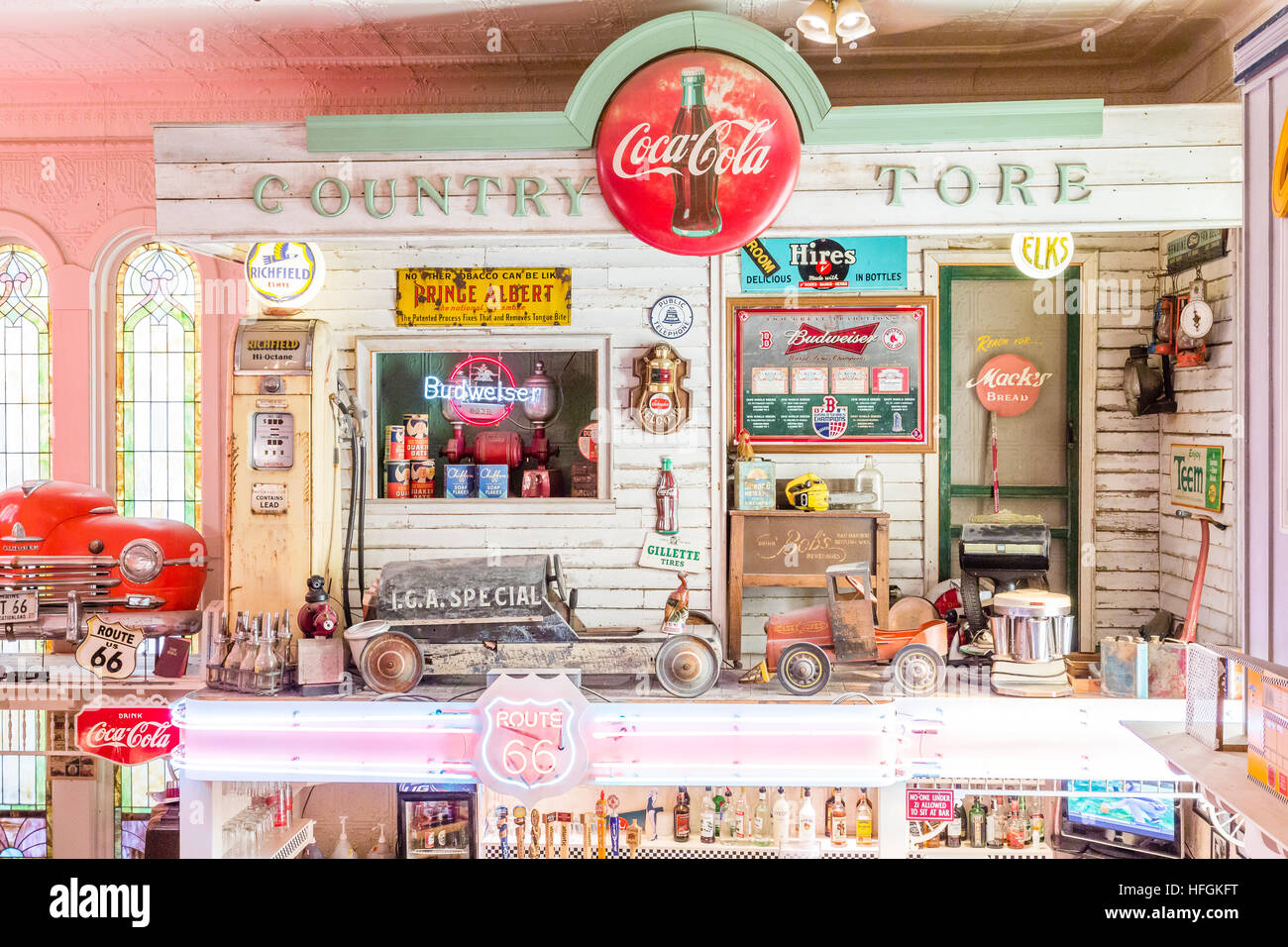 Route 66 Neon Signs High Resolution Stock Photography and Images - Alamy