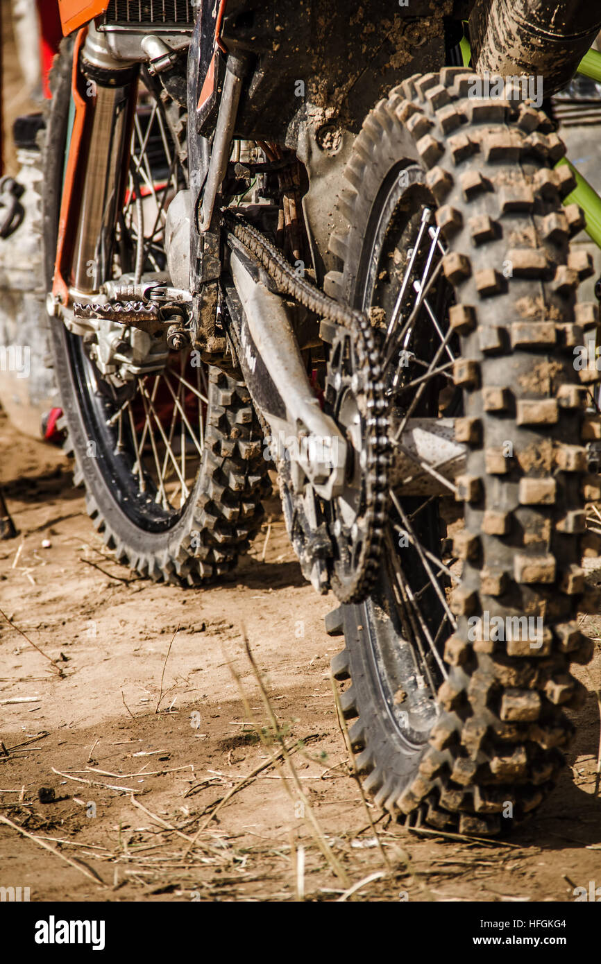 Close up view motocross bike hi-res stock photography and images - Alamy