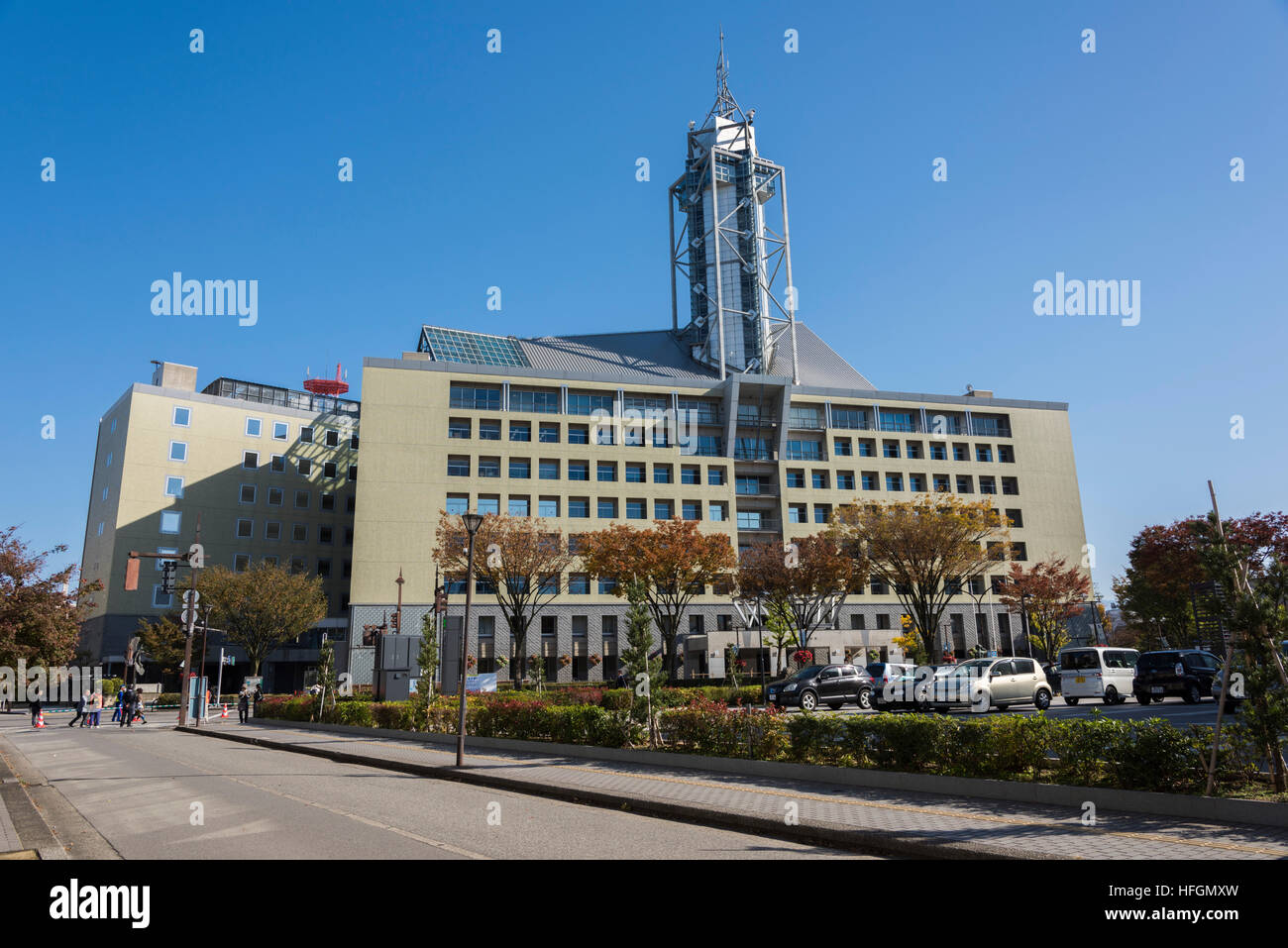 Toyama City Hall, Toyama City, Toyama Prefecture, Japan Stock Photo - Alamy