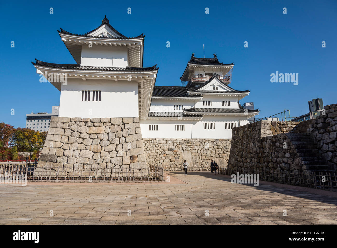Toyama Castle Park, Toyama City, Toyama Prefecture, Japan Stock Photo ...