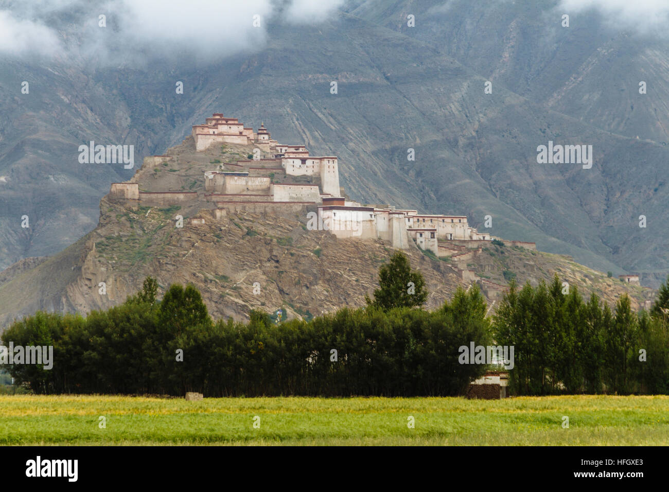 Ancient castle at jiangzi hi-res stock photography and images - Alamy