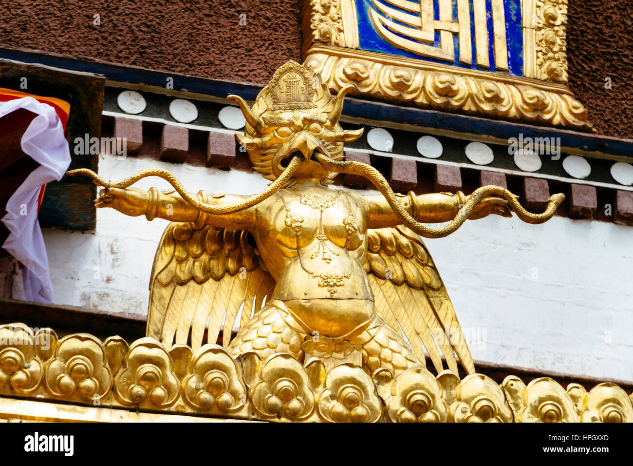 Shigatse, Tibet, China - The view of Tashilhunpo Monastery in the ...