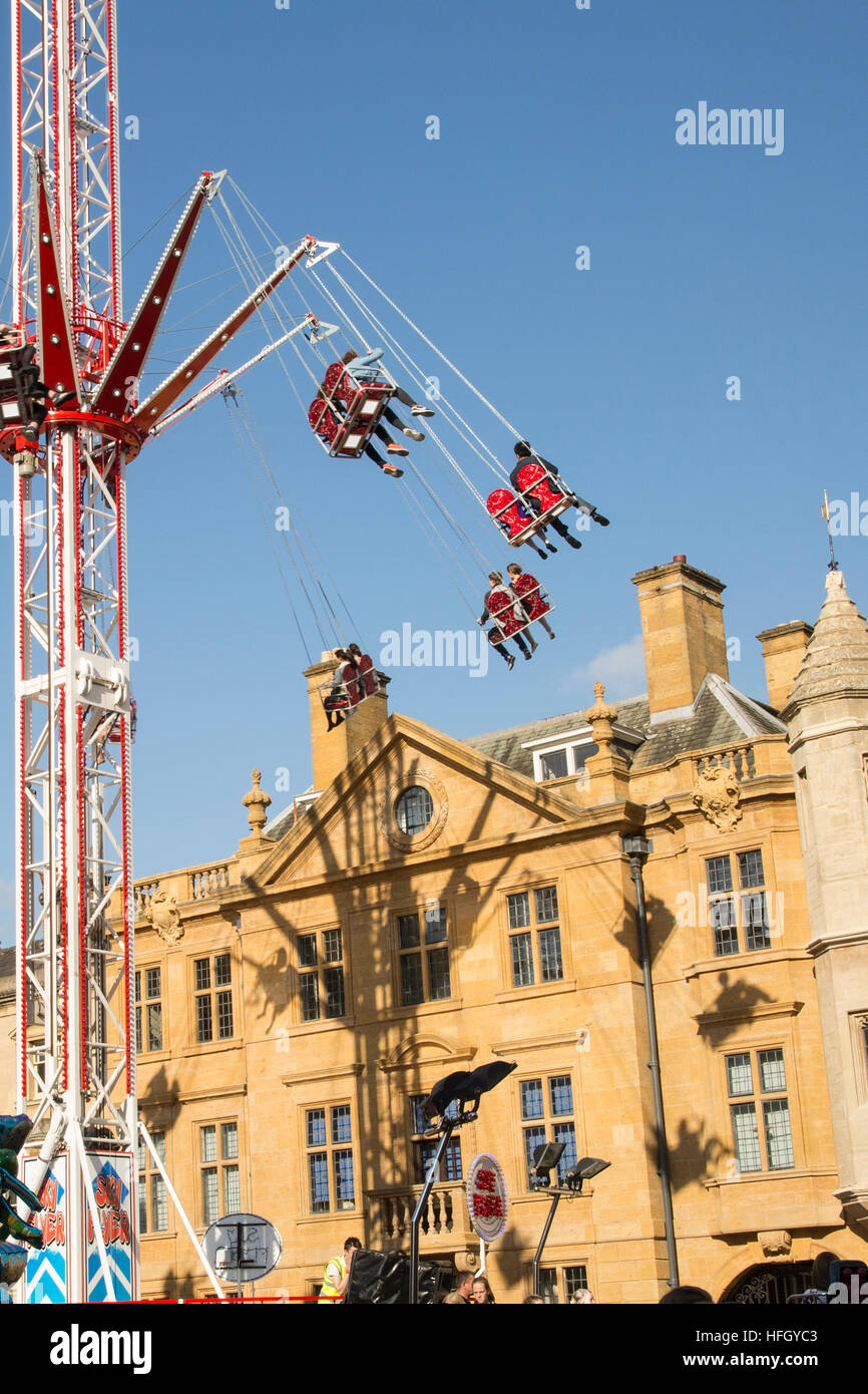 Skyrider at St Giles Fair, Oxford Stock Photo - Alamy