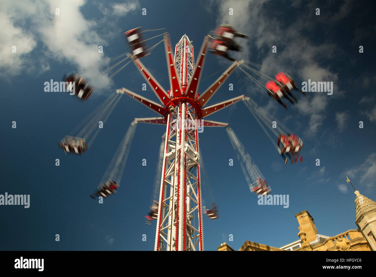 Skyrider at St Giles Fair, Oxford Stock Photo - Alamy