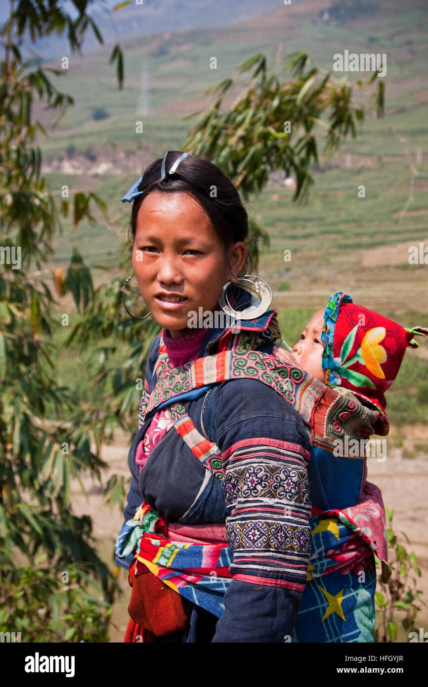 Tribe Life in Vietnam Stock Photo - Alamy
