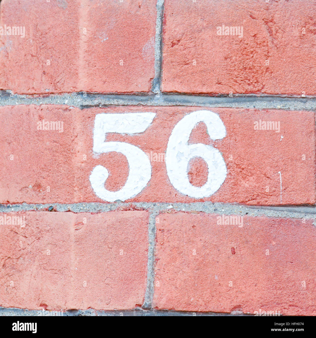 House number 56 sign hi-res stock photography and images - Alamy