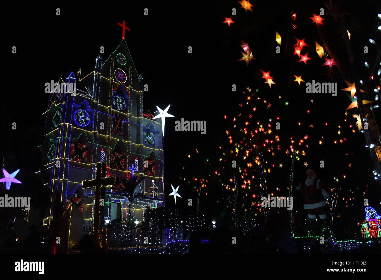 Thiruvananthapuram, India. 30th December, 2016. Christmas and new year ...