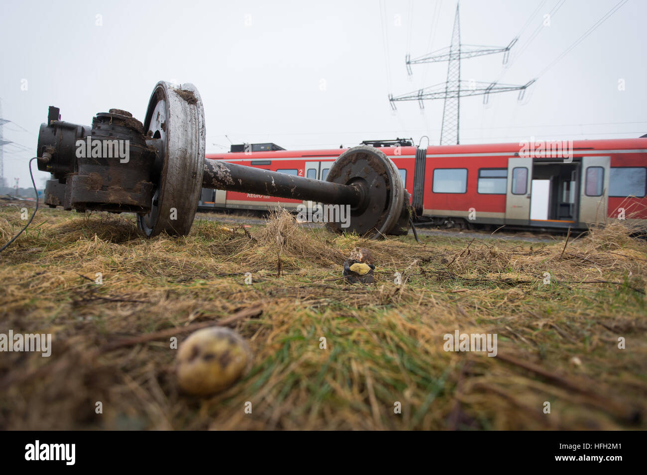 Train Seen On Destroyed Railway High Resolution Stock Photography and ...