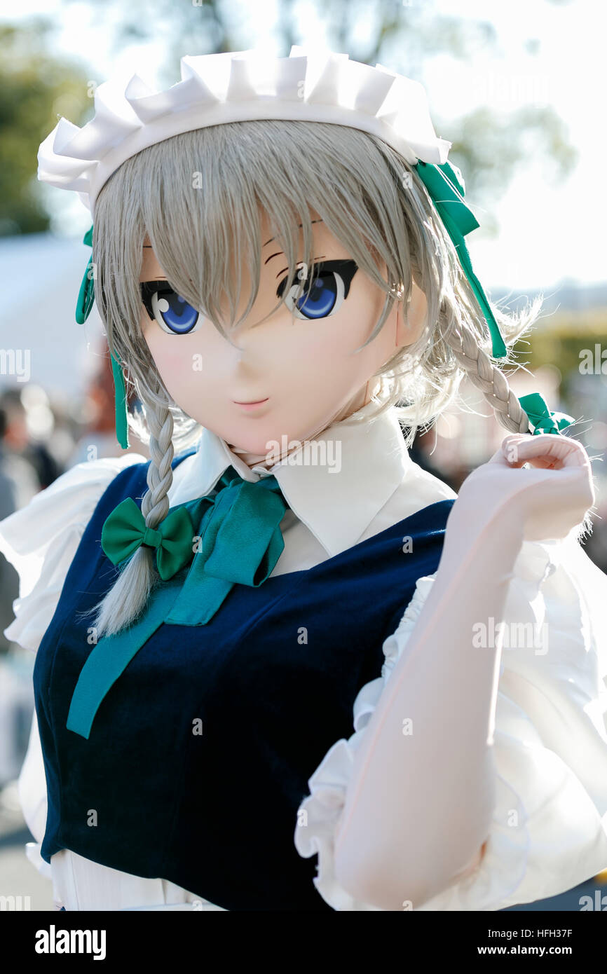 Tokyo, Japan. 31st Dec, 2016. A cosplayer poses for a photograph during ...