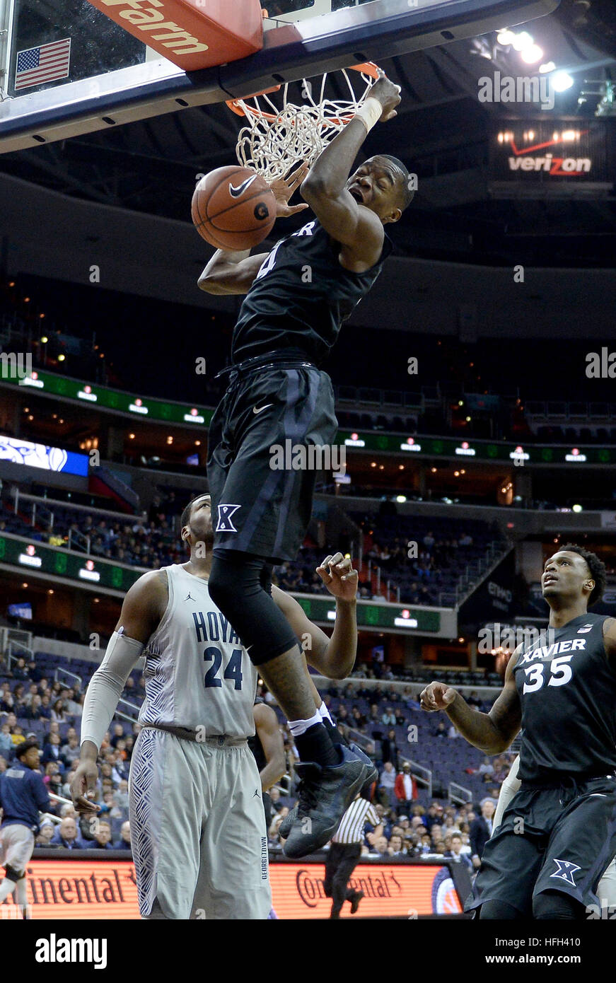Washington, DC, USA. 31st Dec, 2016. 20161231 - Xavier guard EDMOND ...
