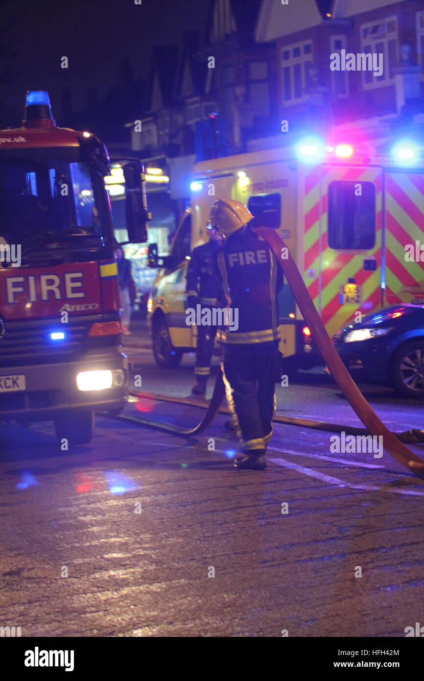 Kent Firefighters take part in a Hazmat Exercise Stock Photo - Alamy