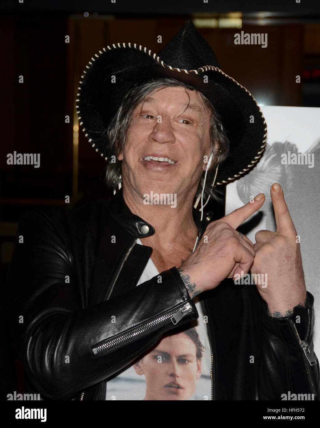 Mickey Rourke attends the Screening Of Through My Father's Eyes: The ...