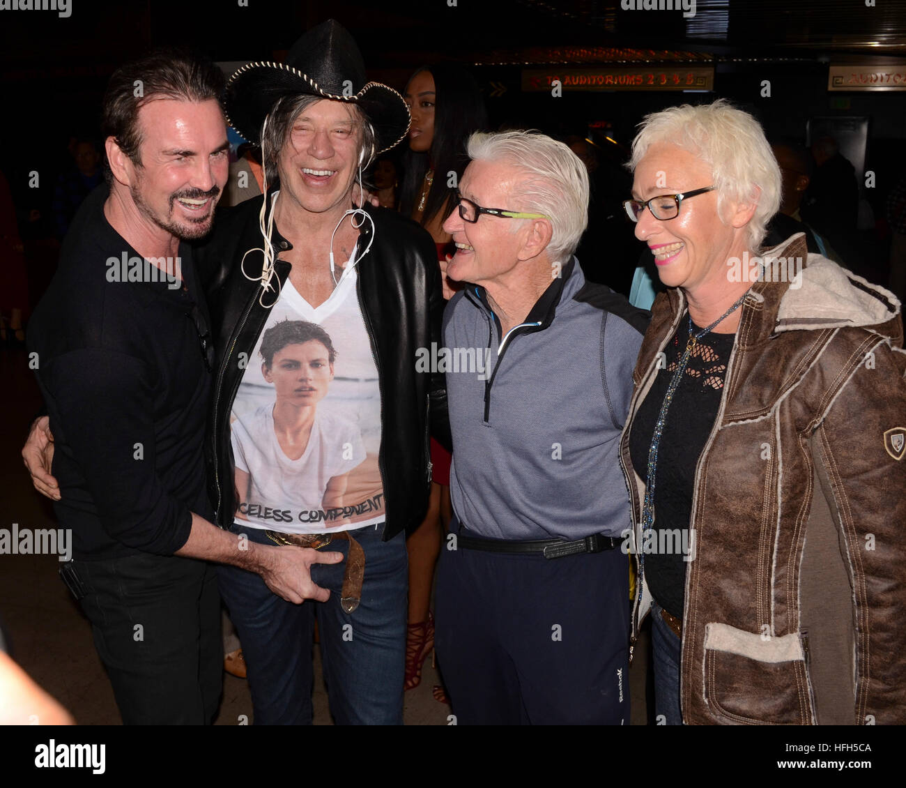 Gary Stretch, Mickey Rourke and Monty Cox attends the Screening Of ...