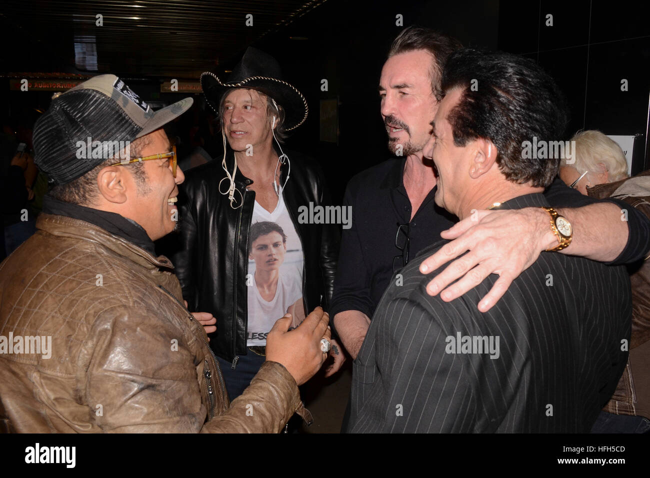 Ramses III, Mickey Rourke, Gary Stretch and Chuck Zito attends the ...