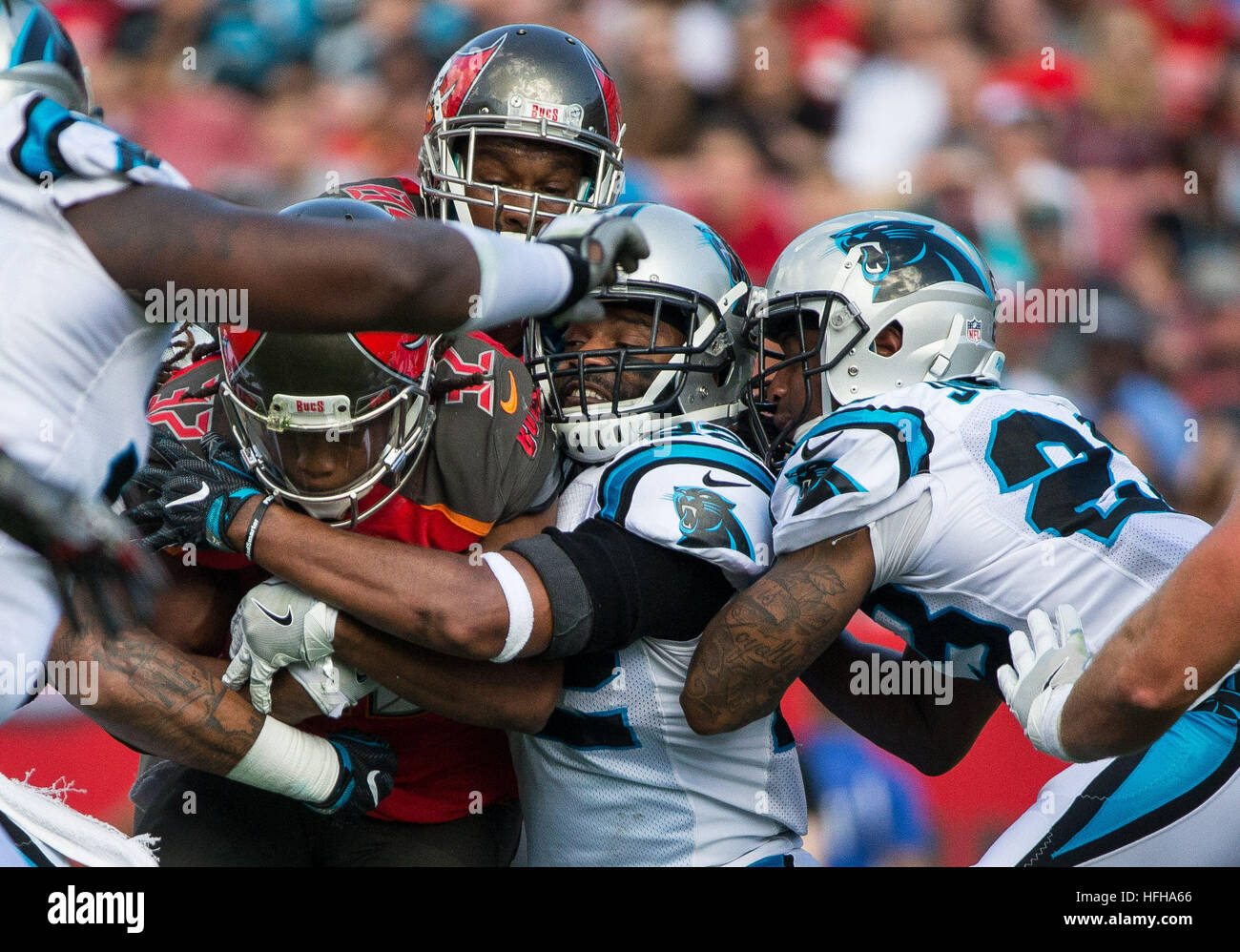 Tampa, Florida, USA. 1st Jan, 2017. Tampa Bay Buccaneers running back ...