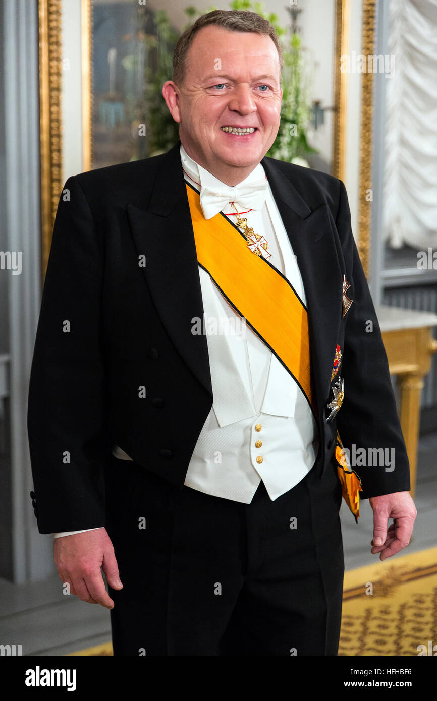 Copenhagen, Denmark. 01st Jan, 2017. Prime Minister Lars Lokke ...