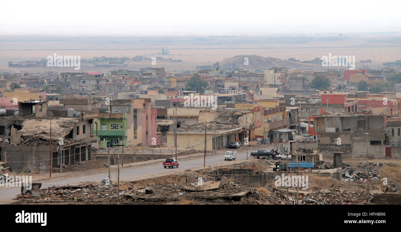 Sinjar, Iraq. 15th Dec, 2016. The city after liberation from the IS in ...