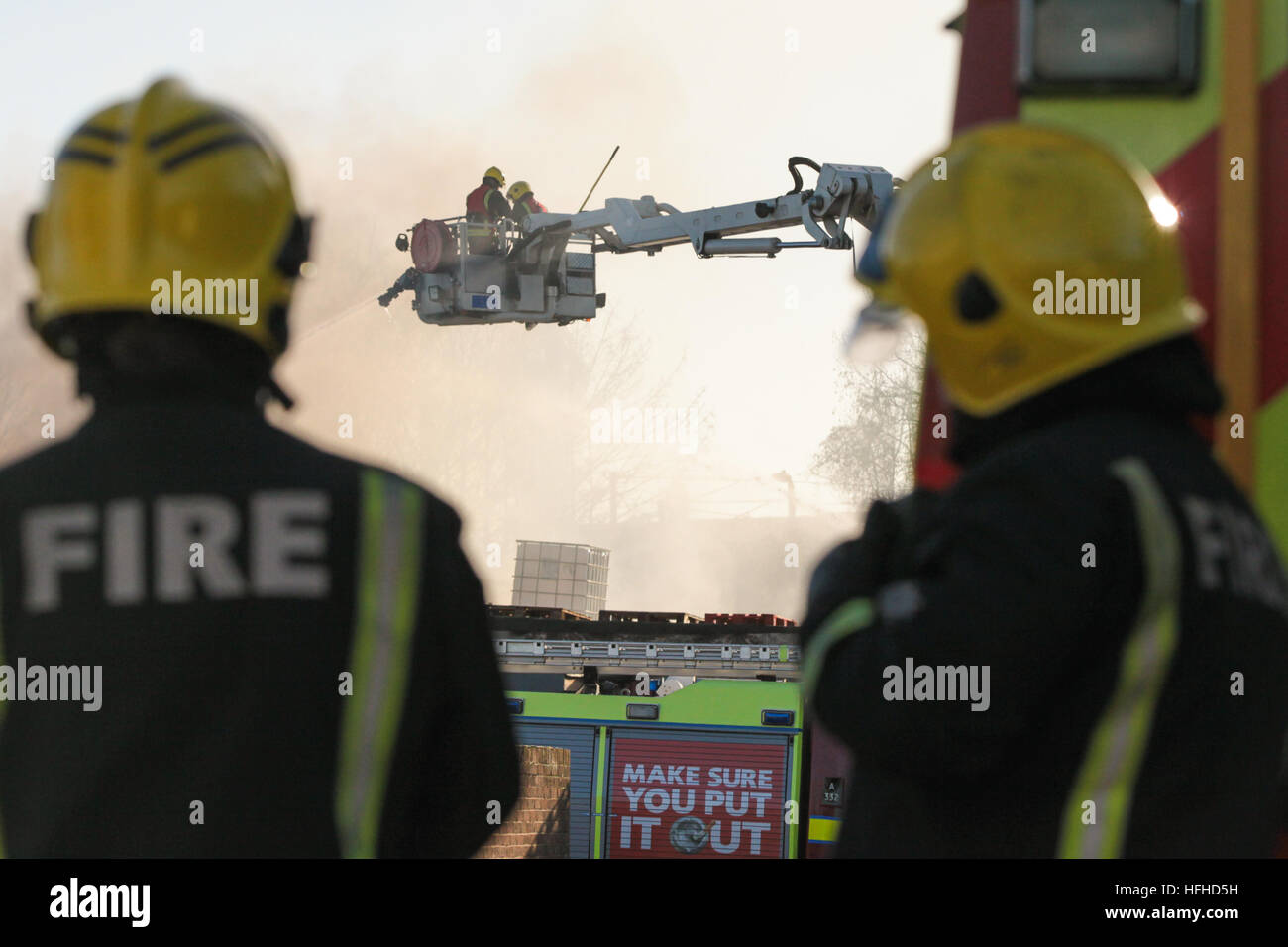 Tottenham fire brigade hi-res stock photography and images - Alamy