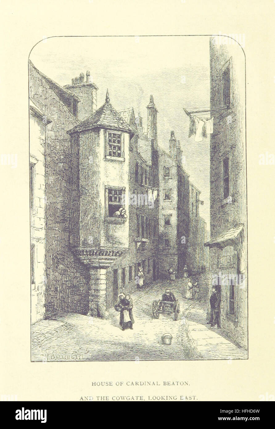 Image from 'Edinburgh Past and Present', an artistic work depicting ...
