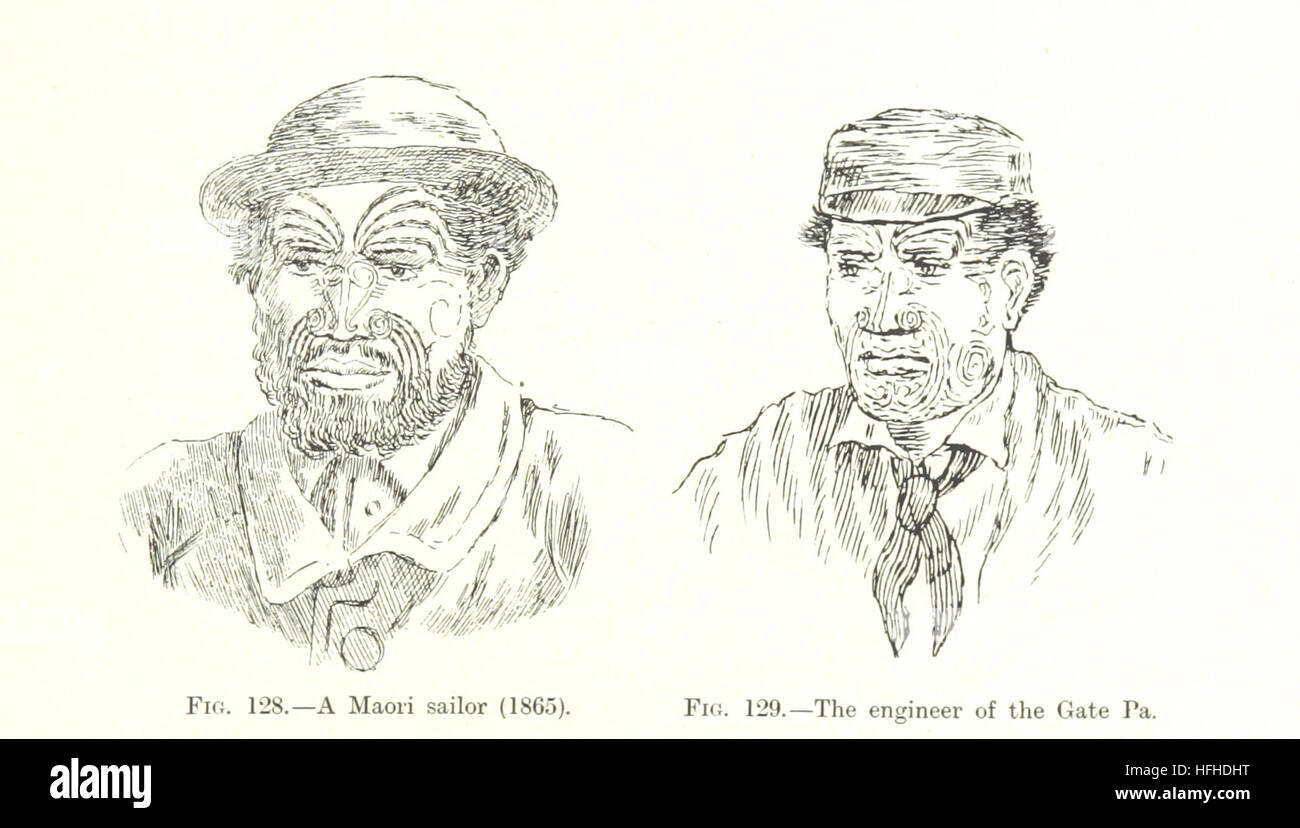 This image from page 155 of 'Moko; or, Maori Tattooing' illustrates the ...