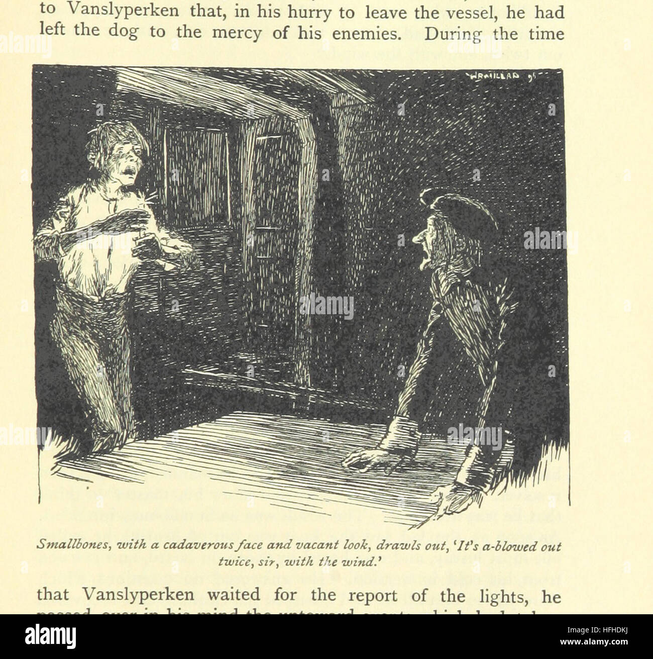 This image from 'Snarleyyow' presents illustrations by H.R. Millar ...