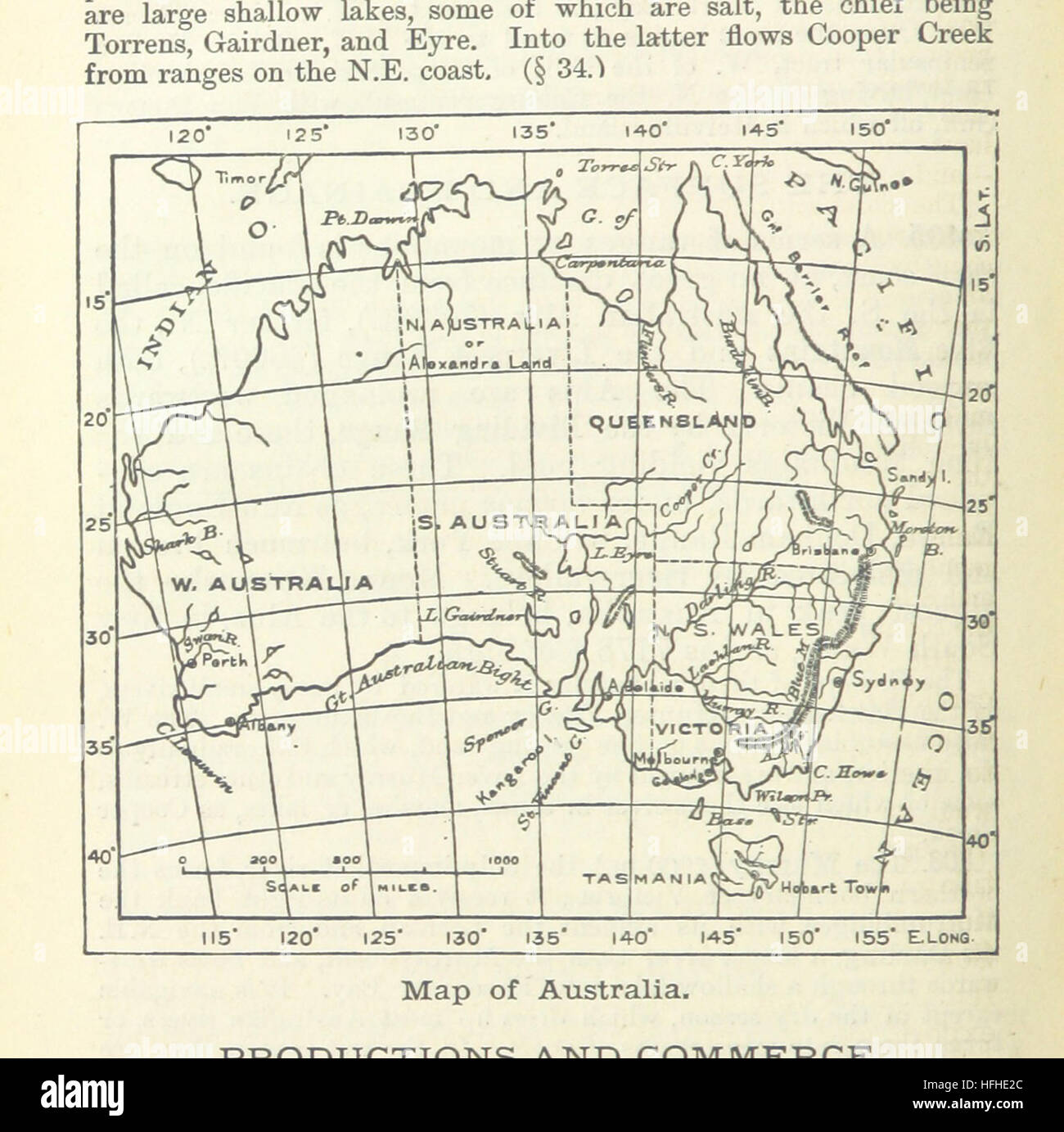 Old school maps of australia hi-res stock photography and images - Alamy