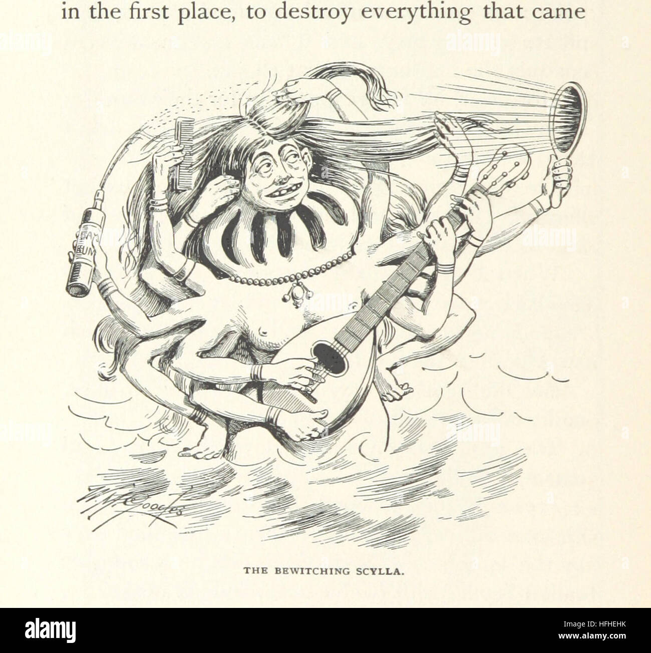 The image from 'Comic History of Greece' depicts a scene from ancient ...