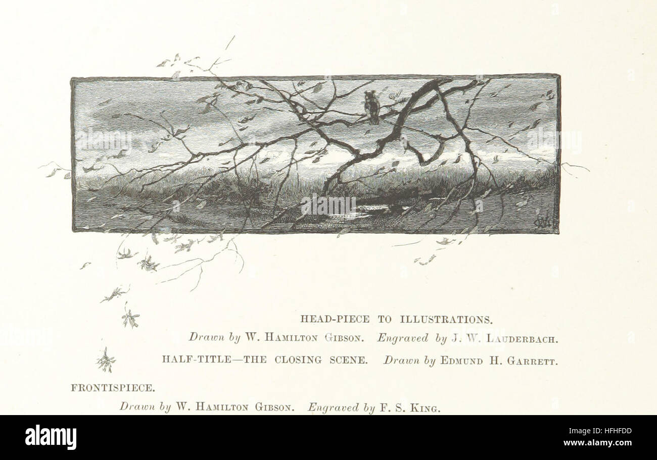 This illustrated work, 'The Closing Scene,' presents an artistic ...