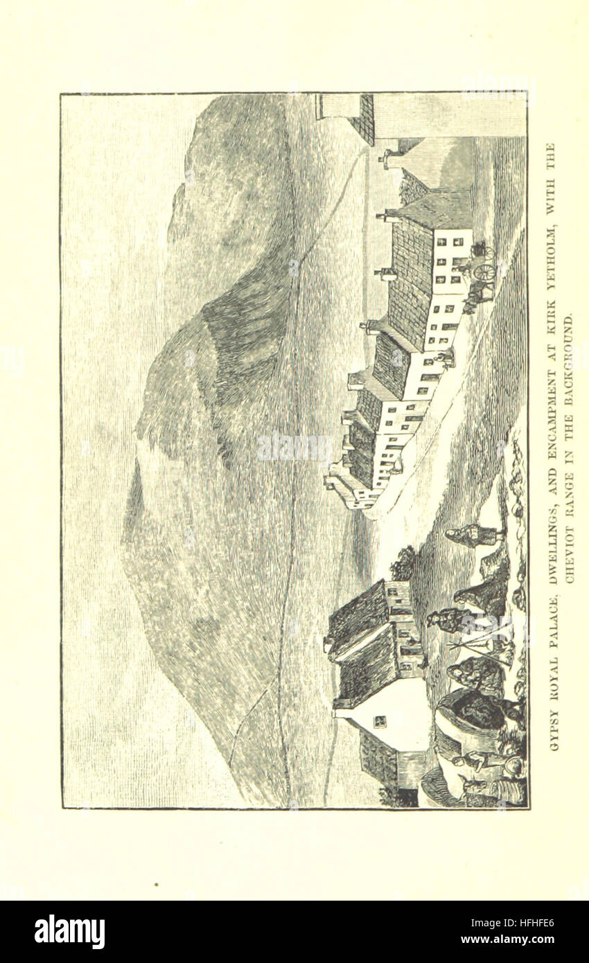 Page from a book detailing the history of the Gypsies in Yetholm, with ...