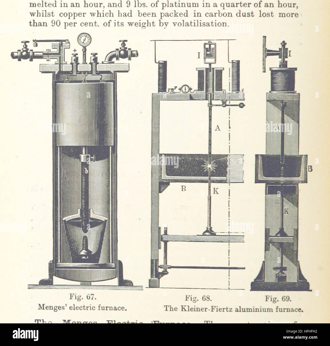 This image from 'Electric Smelting and Refining' shows a technical ...
