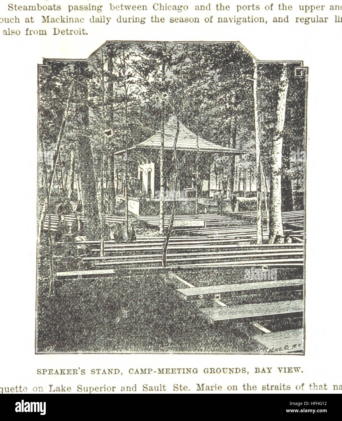 This image from 'Michigan and its Resources' shows an overview of the ...