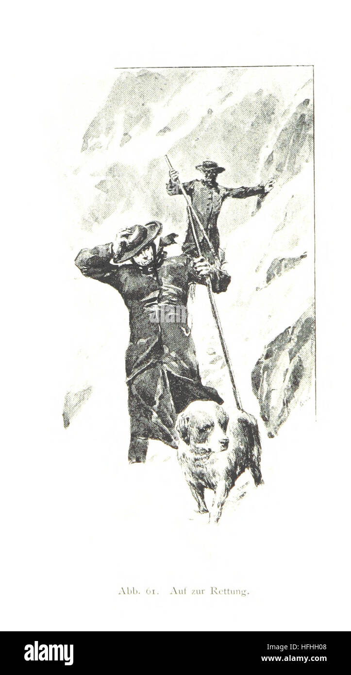 A German illustrated work exploring the Alpine region, showcasing its ...