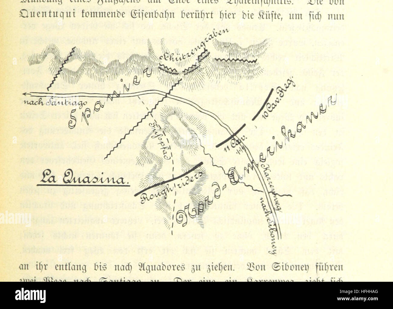 An image from 'Der Krieg um Cuba im Sommer 1898' (The War in Cuba ...