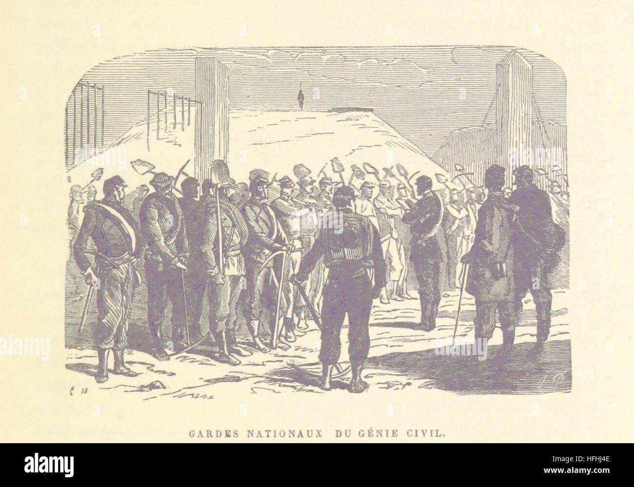 This image from 'Histoire de la révolution de 1870-71' details the ...