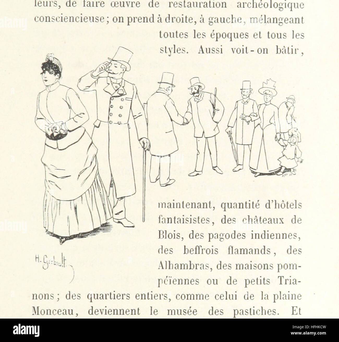 An illustration from 'Paris voici Paris,' a work featuring vibrant ...