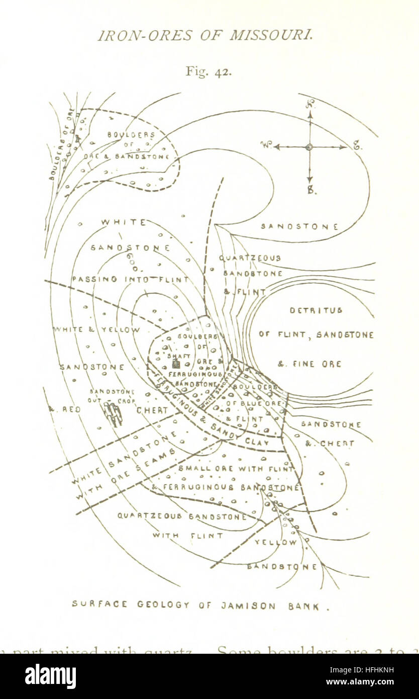 A geological study of iron ore deposits in Missouri and Michigan ...