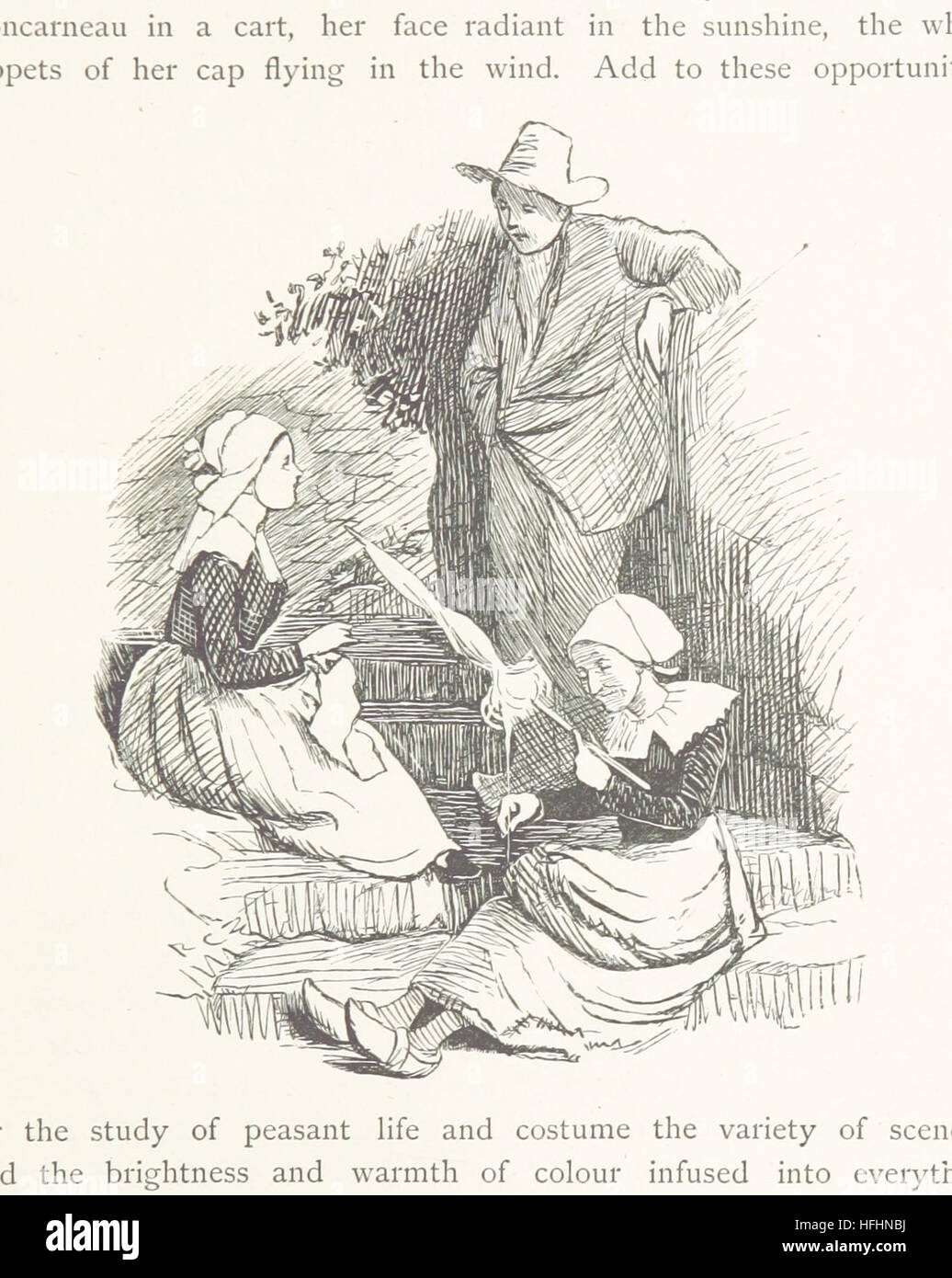 The image from 'Breton Folk' features illustrations by R. Caldecott ...