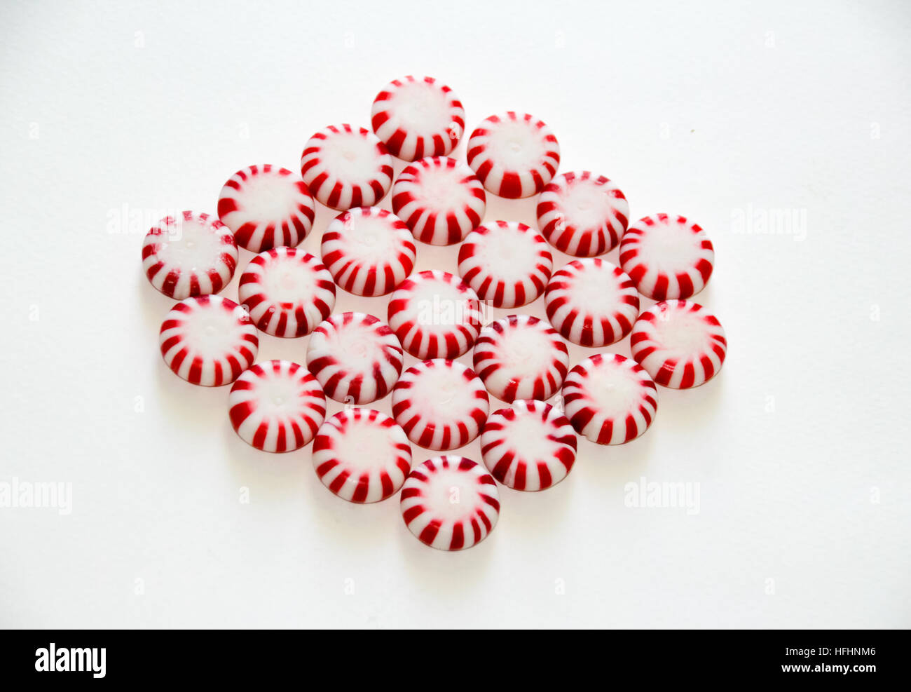 Photograph of some traditional Christmas mints Stock Photo - Alamy
