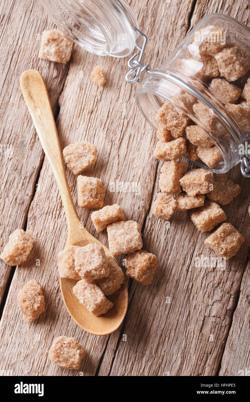 Unrefined sugar cubes hi-res stock photography and images - Alamy