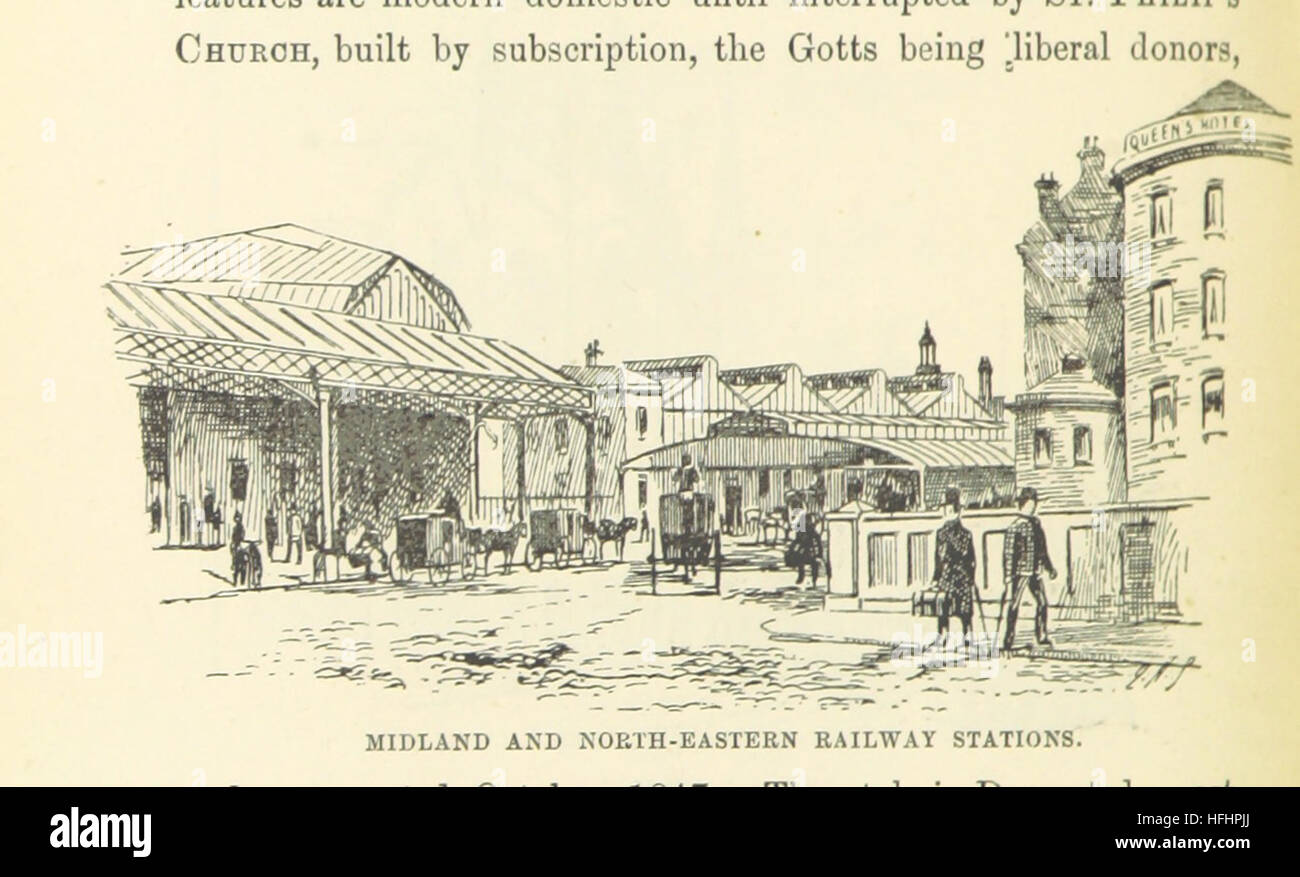 A guide to Leeds and its surrounding areas, featuring illustrations ...