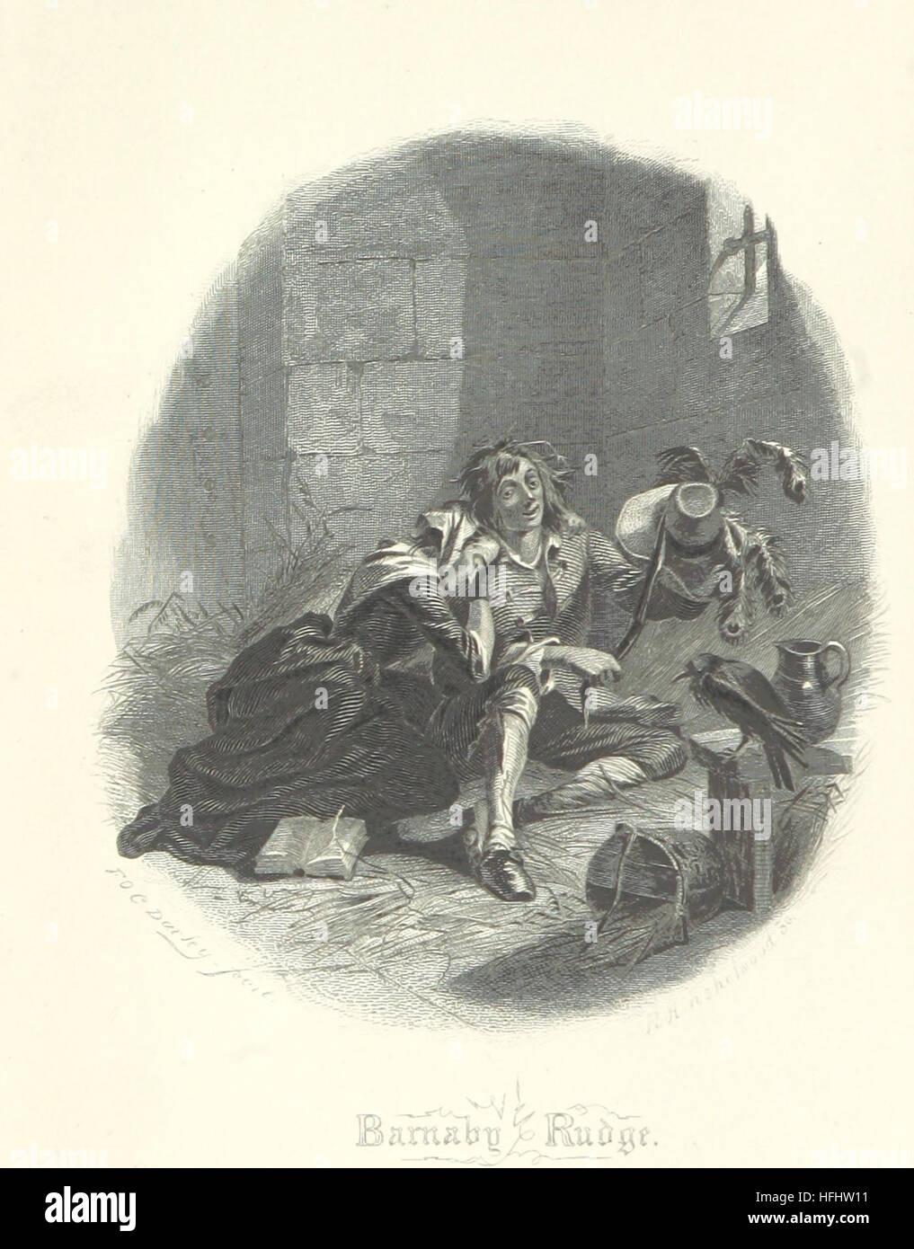 This illustration from Charles Dickens' 'Works' depicts a scene from ...
