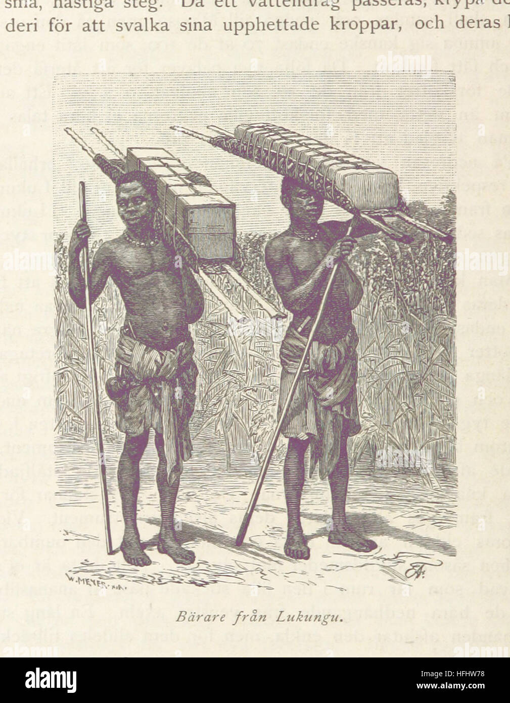 This image from page 184 of 'Vid nedre Kongo' depicts the Congo region ...