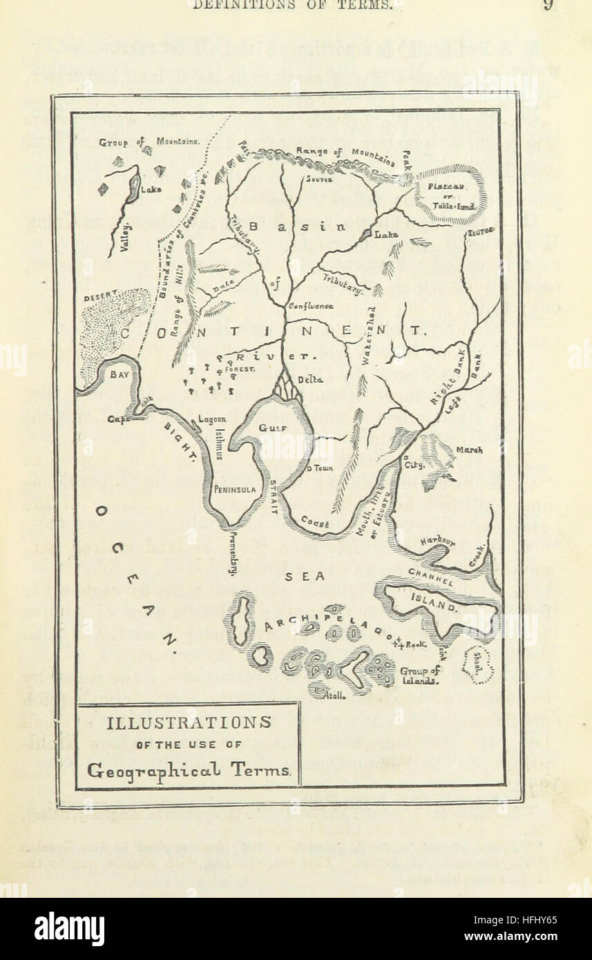 Image from page 19 of 'The High School Manual of Geography', a textbook ...