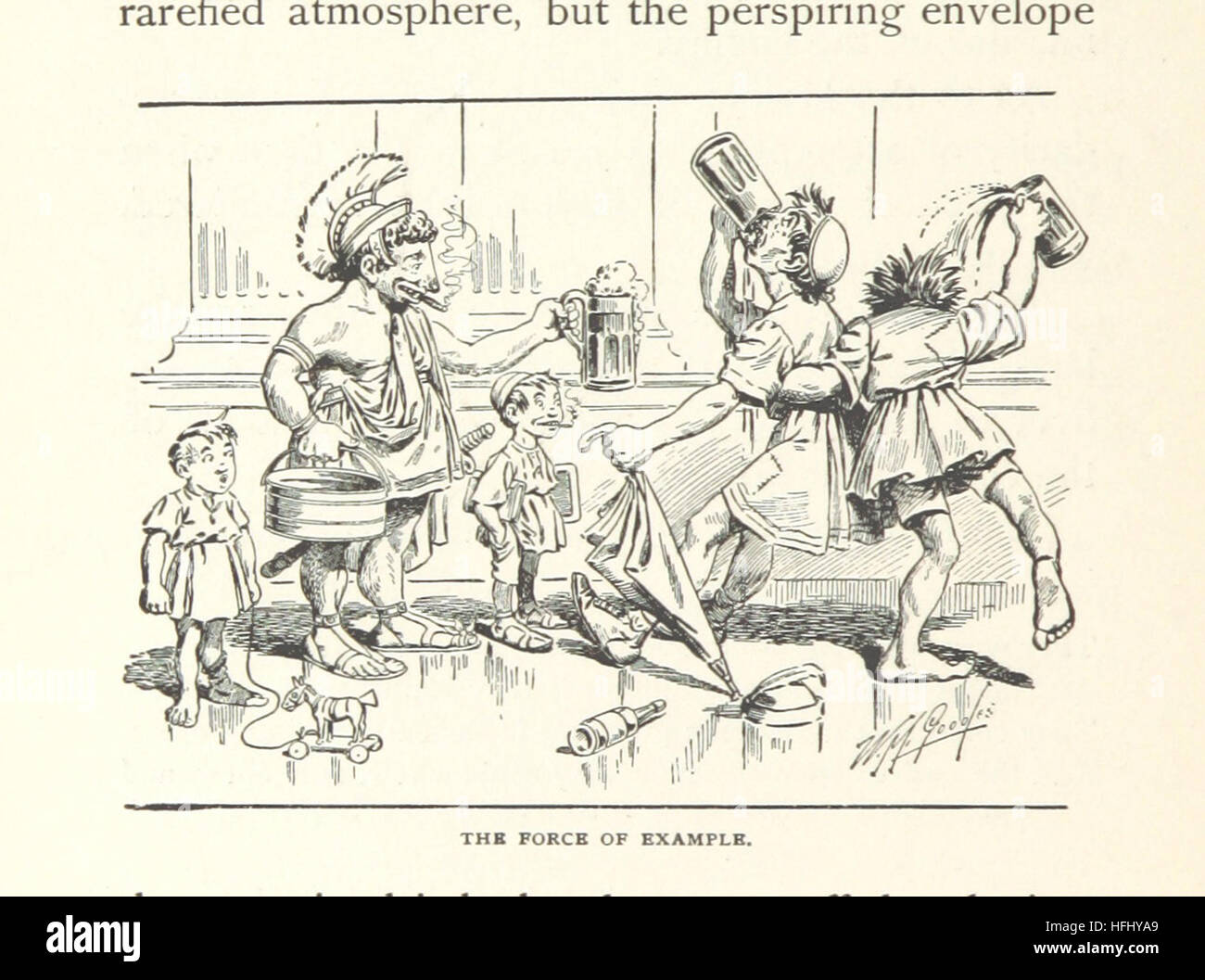 Image from 'Comic History of Greece', illustrating Greek history from ...