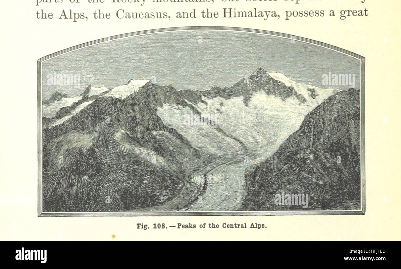 An image from 'Physical Geography' by W. M. Davis, illustrating key ...