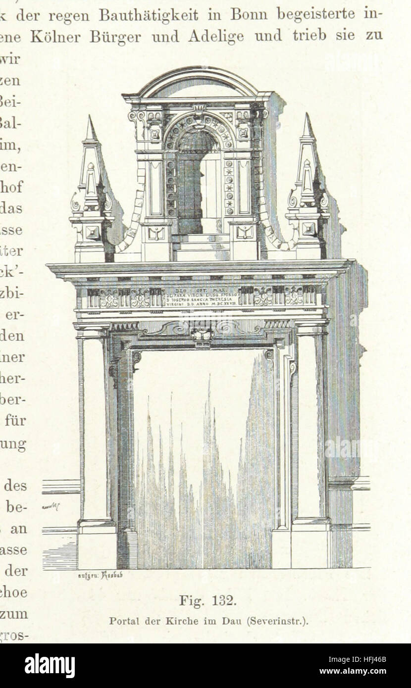 This image is from 'Koeln und seine Bauten', a work published in 1888 ...