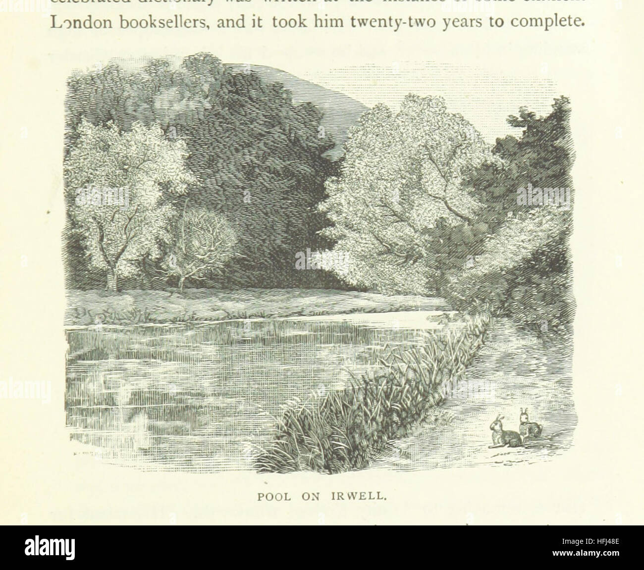 Page 203 from 'Summer Rambles Around Manchester', detailing scenic and ...