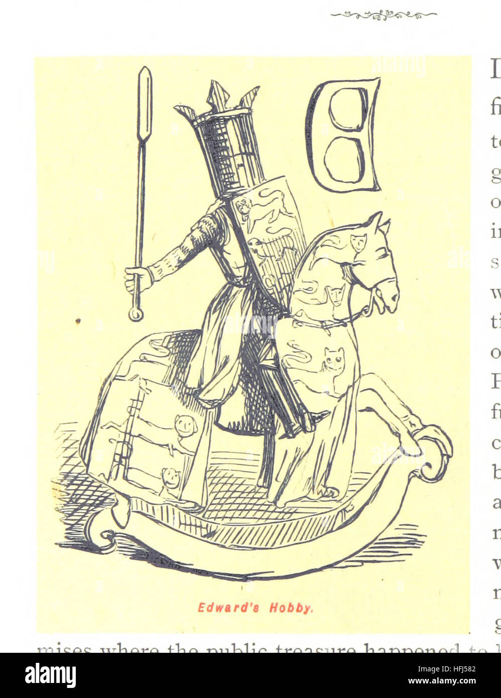 This image from 'The Comic History of England' portrays historical ...