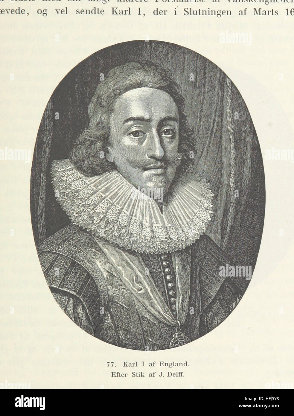 This page from 'Danmarks Riges Historie' focuses on the illustrated ...