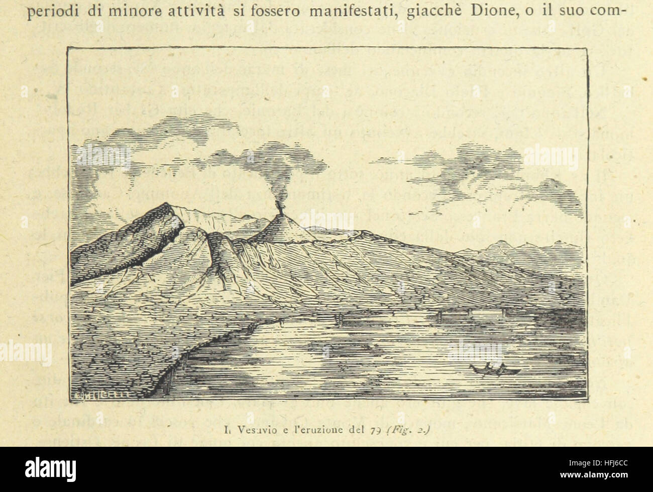 Il Vesuvio e la sua storia. [With illustrations.] Image taken from page ...